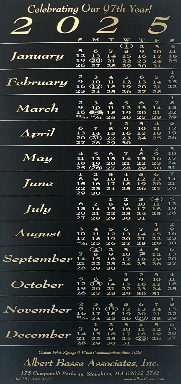 2025 ABA Wall Calendars Are Here – A Celebration of Nearly a Century in ...